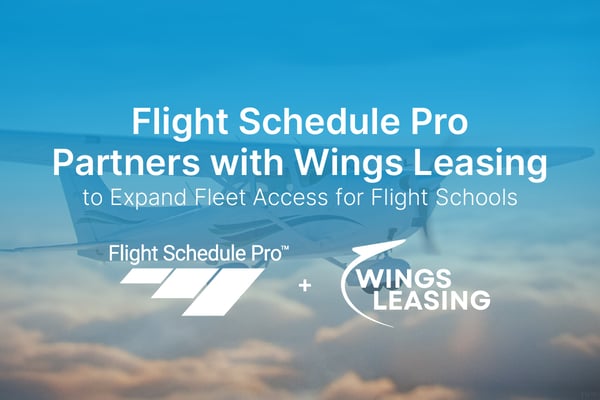 Flight Schedule Pro Partners with Wings Leasing to Help Flight Schools ...