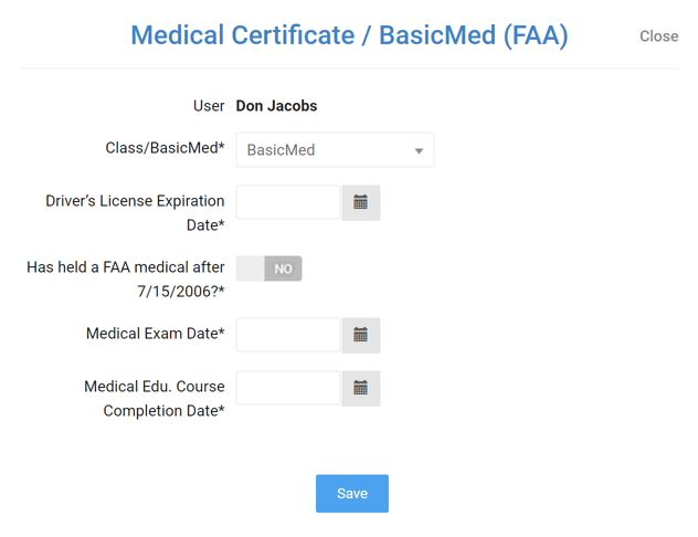 About BasicMed and How to Track it