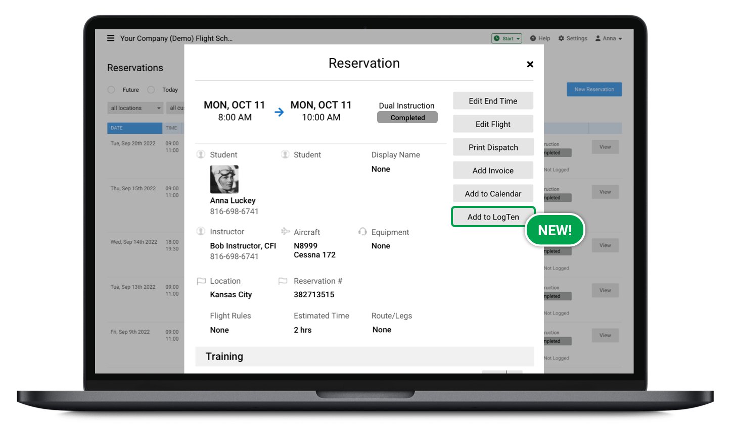 Flight Schedule Pro Is Now Integrated With LogTen Pilot Logbook Flight Schedule Pro Is Now Integrated With LogTen Pilot Logbook