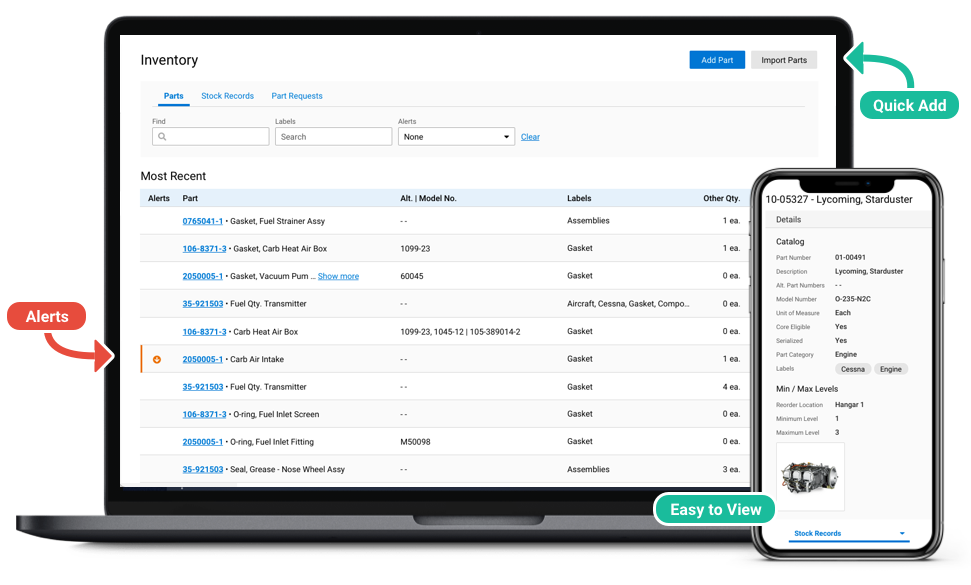 Flight Schedule Pro Launches Maintenance Hub's Parts and Inventory Tracking