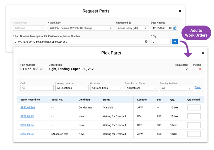 Flight Schedule Pro Launches Maintenance Hub's Parts and Inventory Tracking
