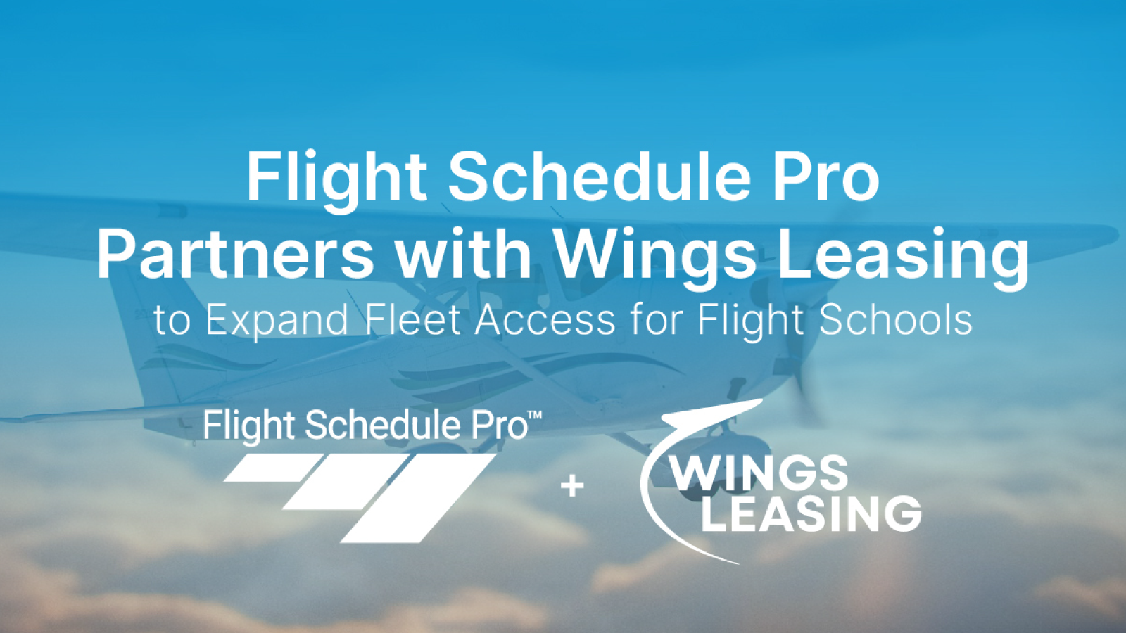 Flight Schedule Pro Partners with Wings Leasing to Help Flight Schools ...