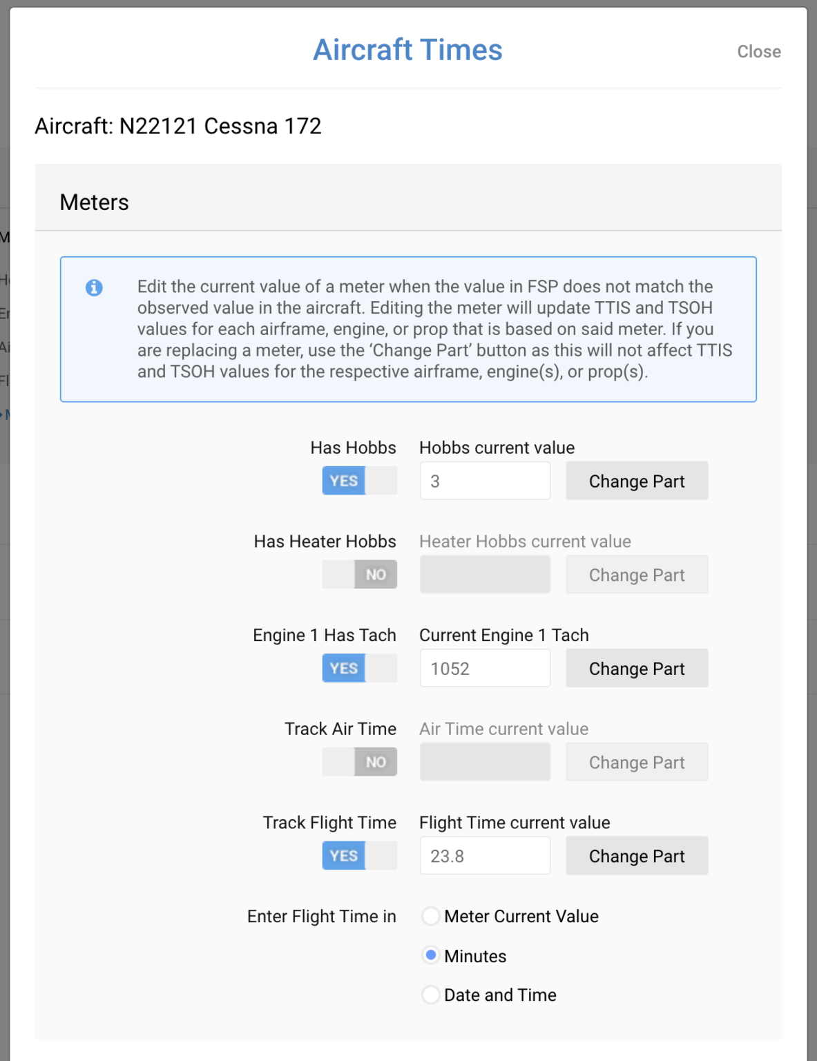Air and Flight Time Enhancements