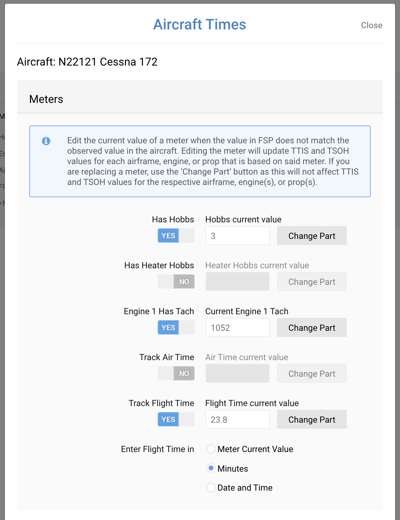Air and Flight Time Enhancements